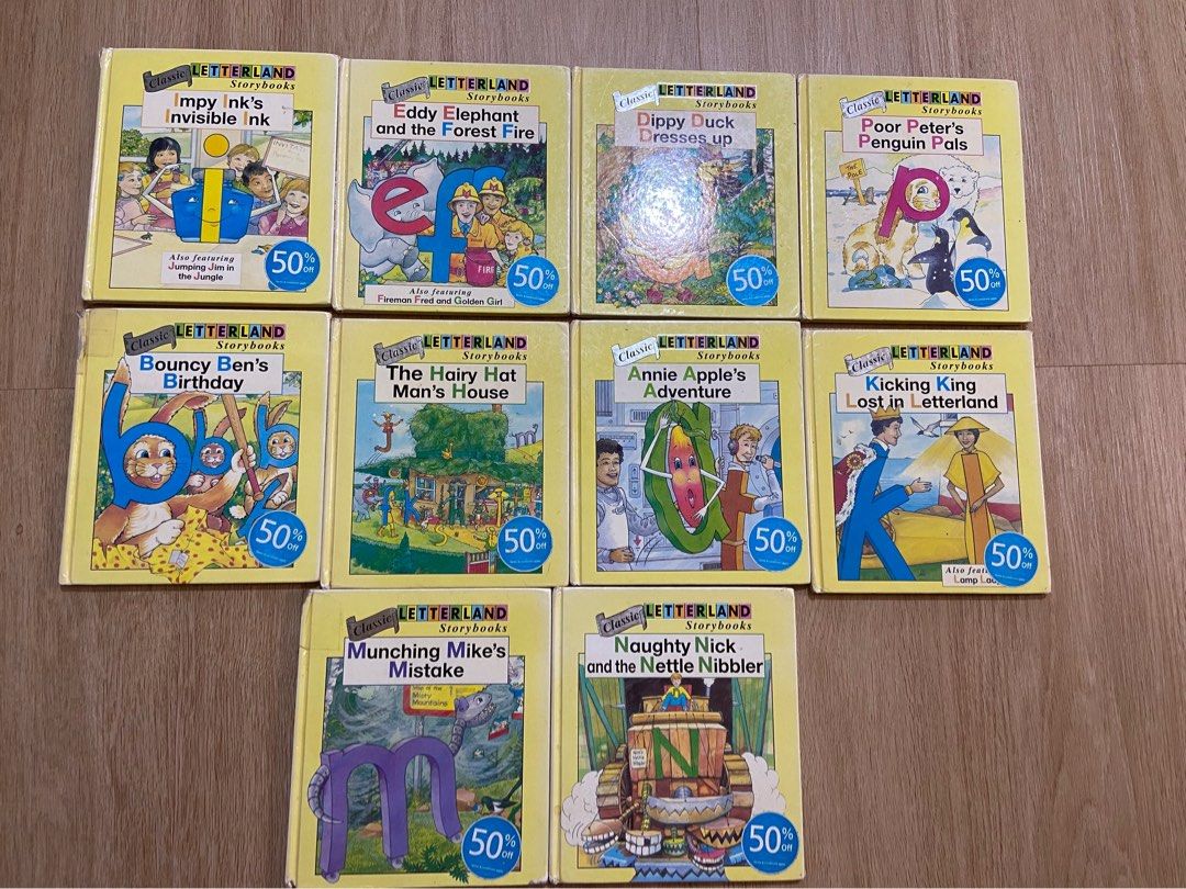 Letterland story phonics and classic readers , Hobbies & Toys, Books ...