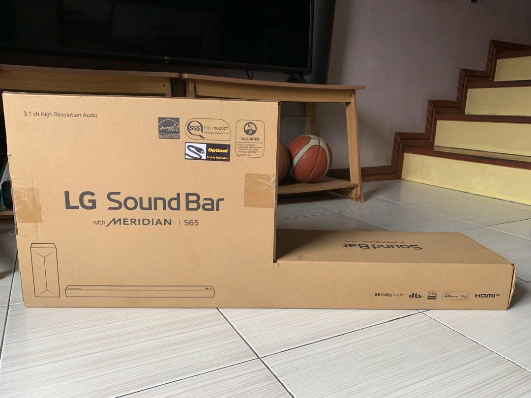 LG S65Q 3.1 ch Sound Bar with Meridian, Audio, Soundbars, Speakers ...