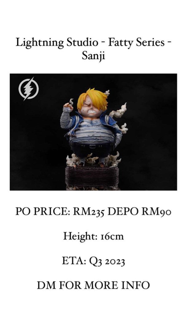 Lightning Studio - Fatty Sanji, Hobbies & Toys, Toys & Games on Carousell