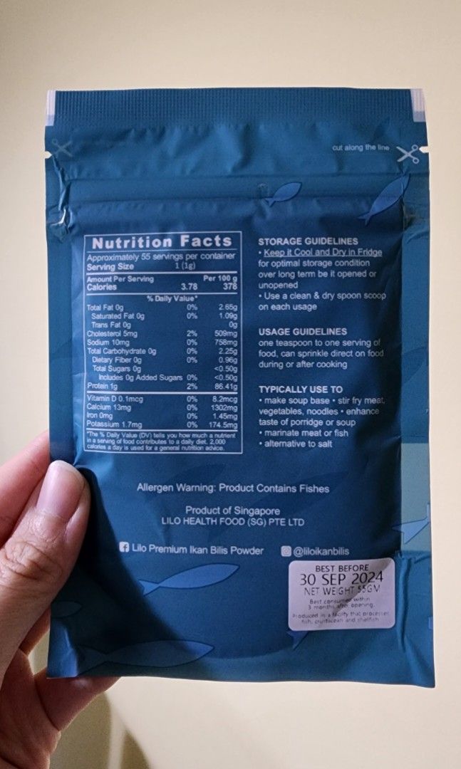 Lilo Premium Ikan Bilis Powder 55g, Food & Drinks, Spice & Seasoning on ...