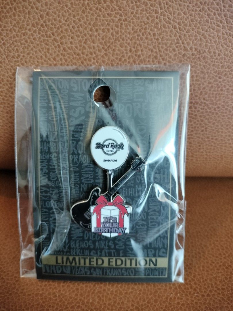 Limited edition hard rock pin, Hobbies & Toys, Memorabilia ...