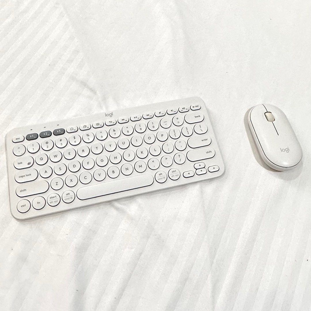 Logitech K380 Keyboard and M389 Pebble Mouse, Computers & Tech, Parts ...