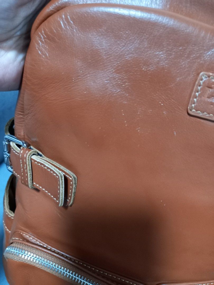 LOTUFF LEATHER BACKPACK, Men's Fashion, Bags, Backpacks on Carousell