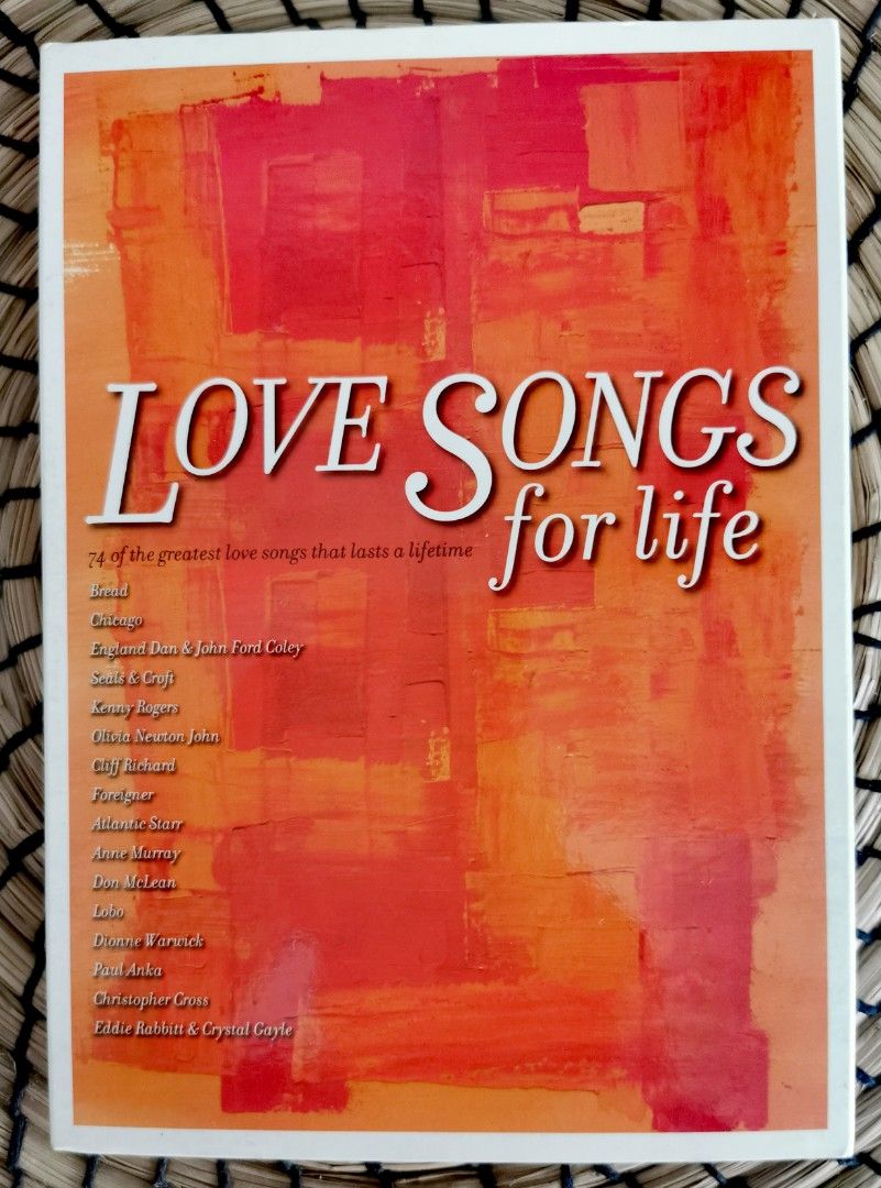 LOVE SONGS for life(4CD) $30.00 Self collect at Punggol MRT Station ...