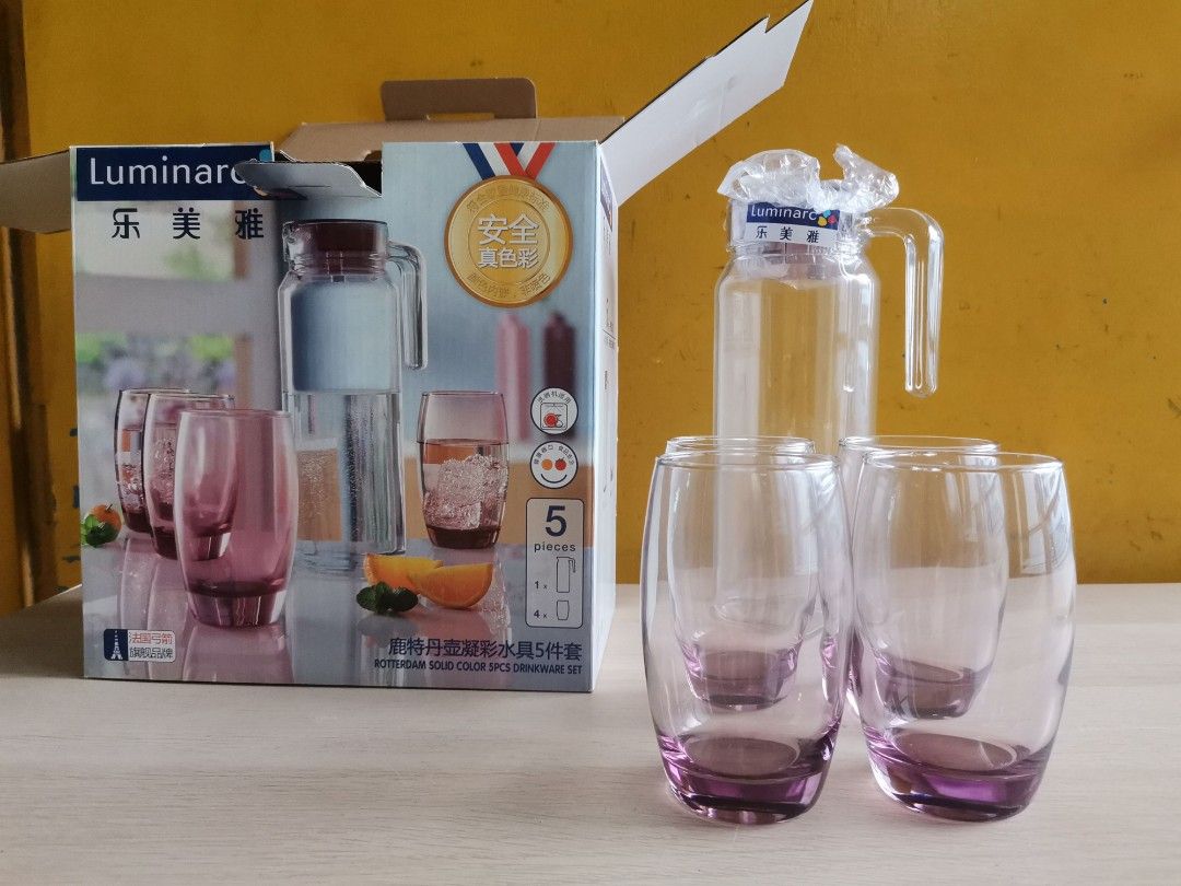 Luminarc Drinking Ware 5in1 Set, Everything Else on Carousell