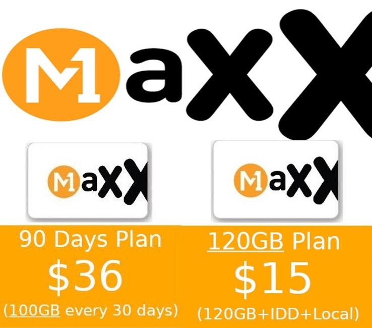 M1 Maxx $12 50GB $15 120GB 30 Days $36 90days $70 180 days Plan Top Up / Recharge / Renewal S$12 ...