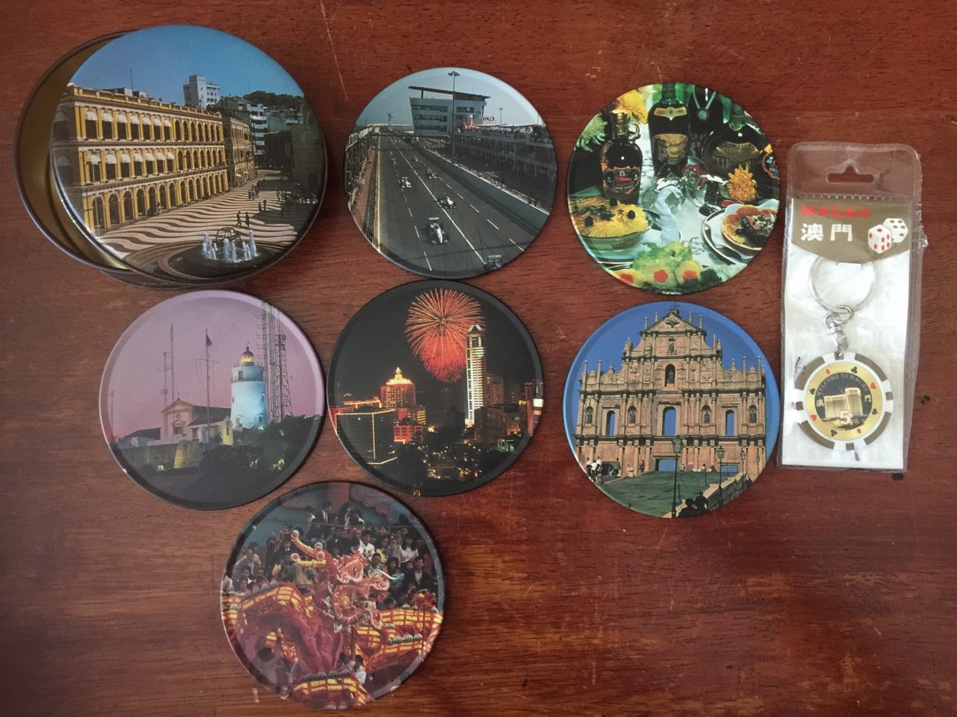 Macau Government Tourist Office Coaster & Key Chain, Hobbies & Toys ...