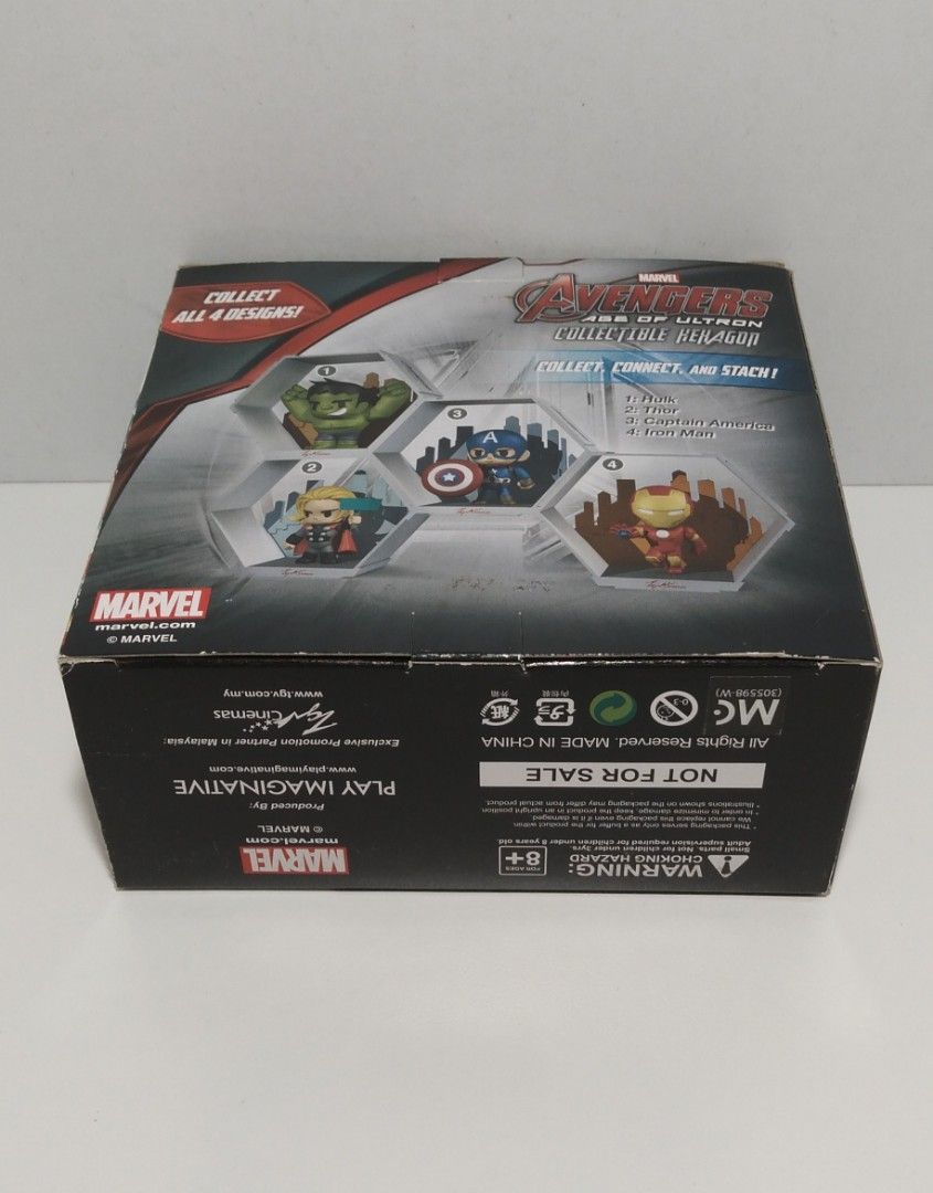 Marvel Avengers , Age of Ultron , Collectible Hexagon Thor Mini Figure ...
