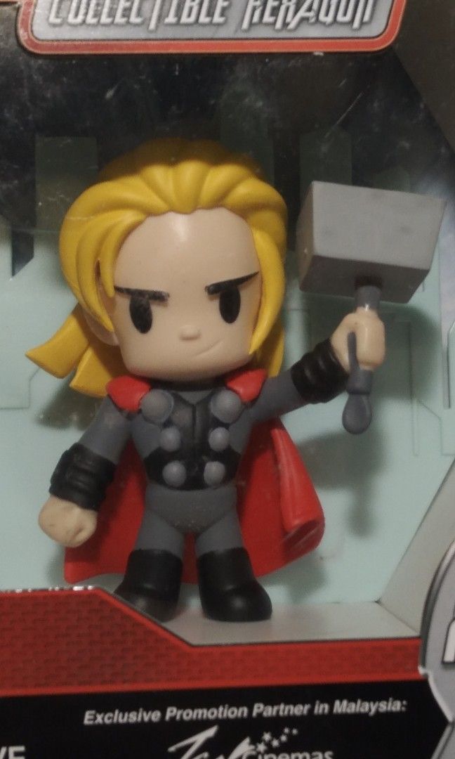 Marvel Avengers , Age of Ultron , Collectible Hexagon Thor Mini Figure ...