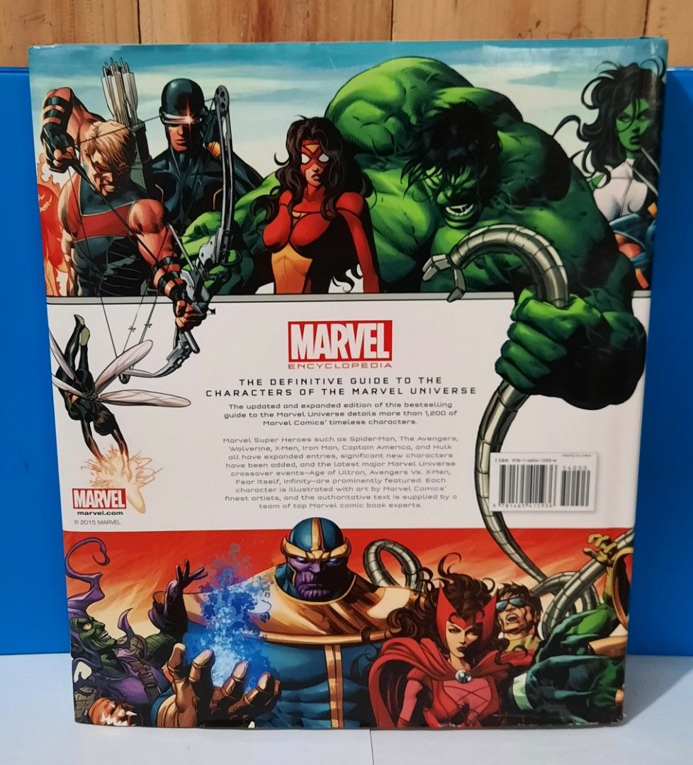 Marvel Encyclopedia Updated And Expanded (Hardcover) on Carousell