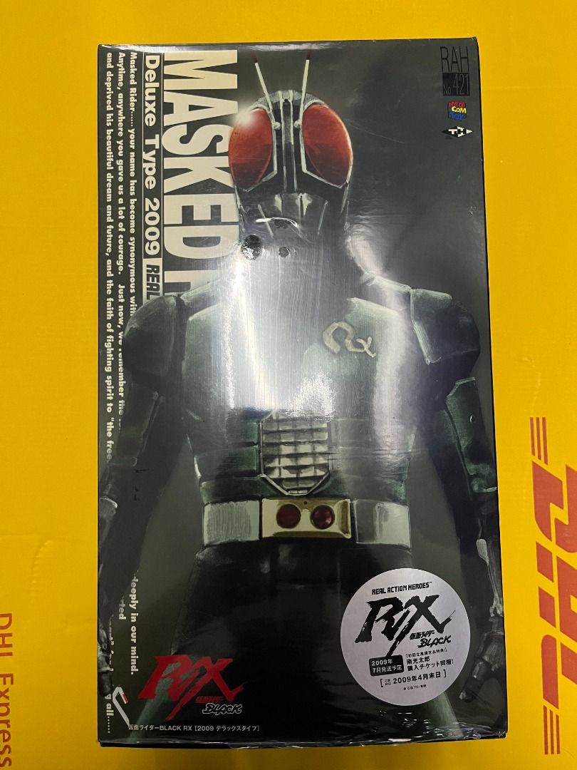 Medicom RAH Real Action Hero DX 421 Masked Kamen Rider 幪面超人 Black RX ...