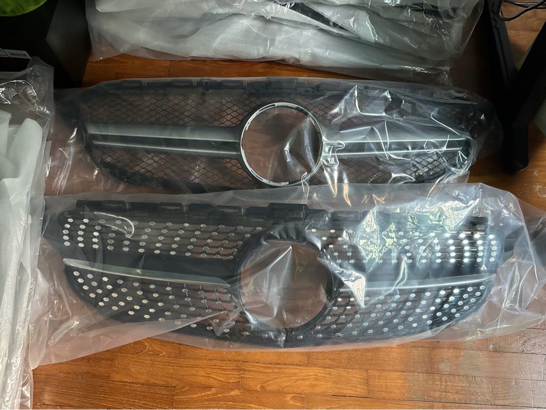 Mercedes W205 W253 GLC Pre Facelift C180 C200 AMG, Diamond, GT Grill ...