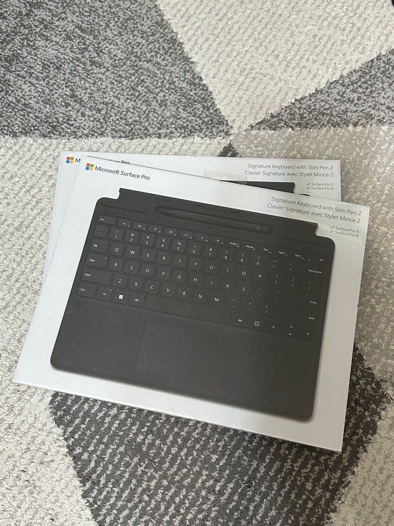 Microsoft Surface Pro Signature Keyboard with Slim Pen 2 - Black ... Microsoft Surface Pro Signature Keyboard with Slim Pen 2 - Black ...