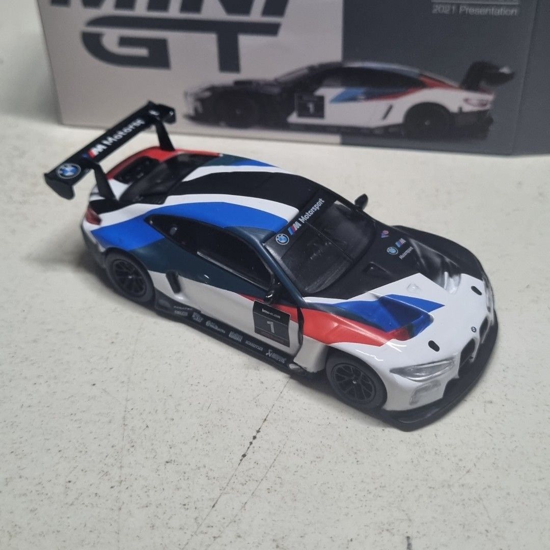 Mini GT BMW M4 GT3 Presentation Livery Diecast 1/64 Toy Car, Hobbies ...