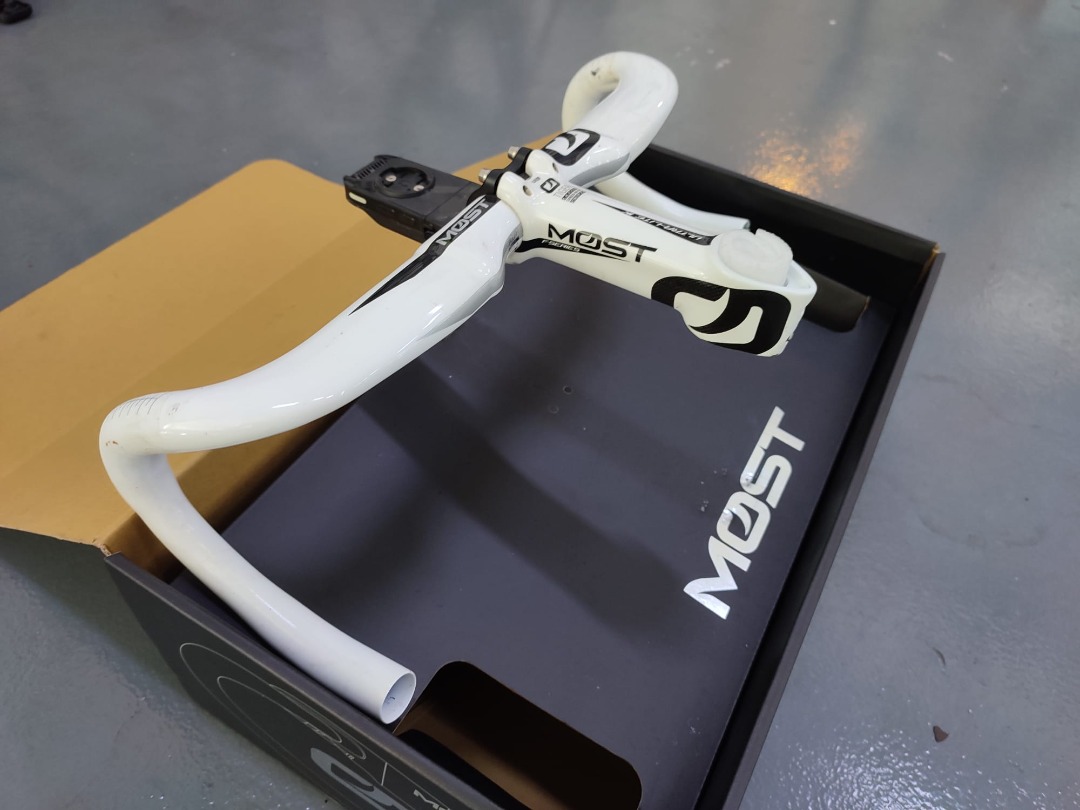 Value offer as a set. Handler Bar + Stem + Bike light with computer ...