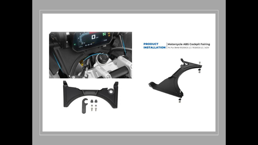 Motorcycle Cockpit Fairing For BMW R1200 R1250GS ADV Adventure R1250 GS ...
