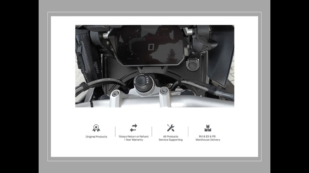 Motorcycle Cockpit Fairing For BMW R1200 R1250GS ADV Adventure R1250 GS ...