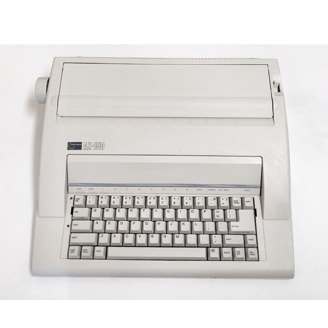 Nakajima AX150 Electronic Typewriter, Computers & Tech, Printers ...