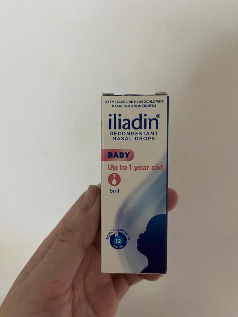 Nasal Spray iliadin baby up to 1 year old, Health & Nutrition, Medical ...