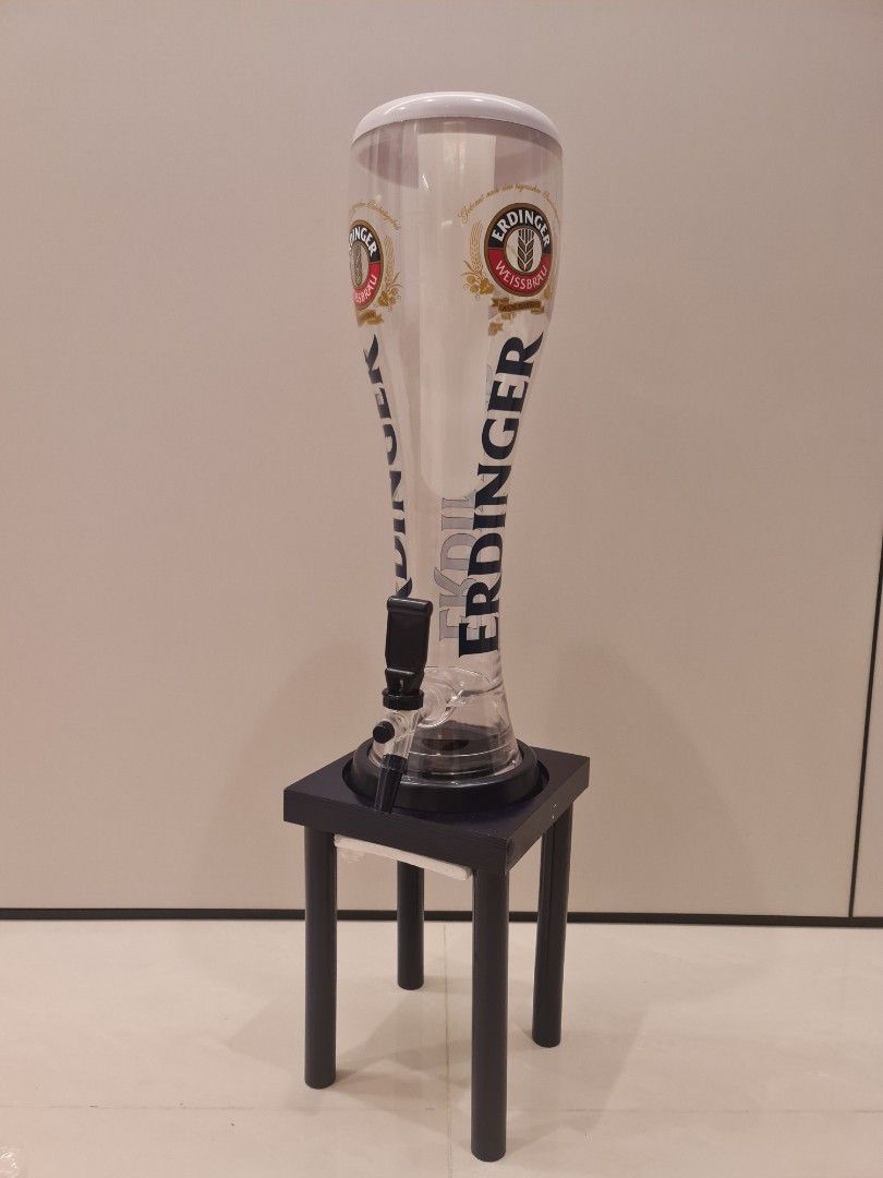 New! Erdinger Beer Tower 2.5L, Food & Drinks, Alcoholic Beverages on ...