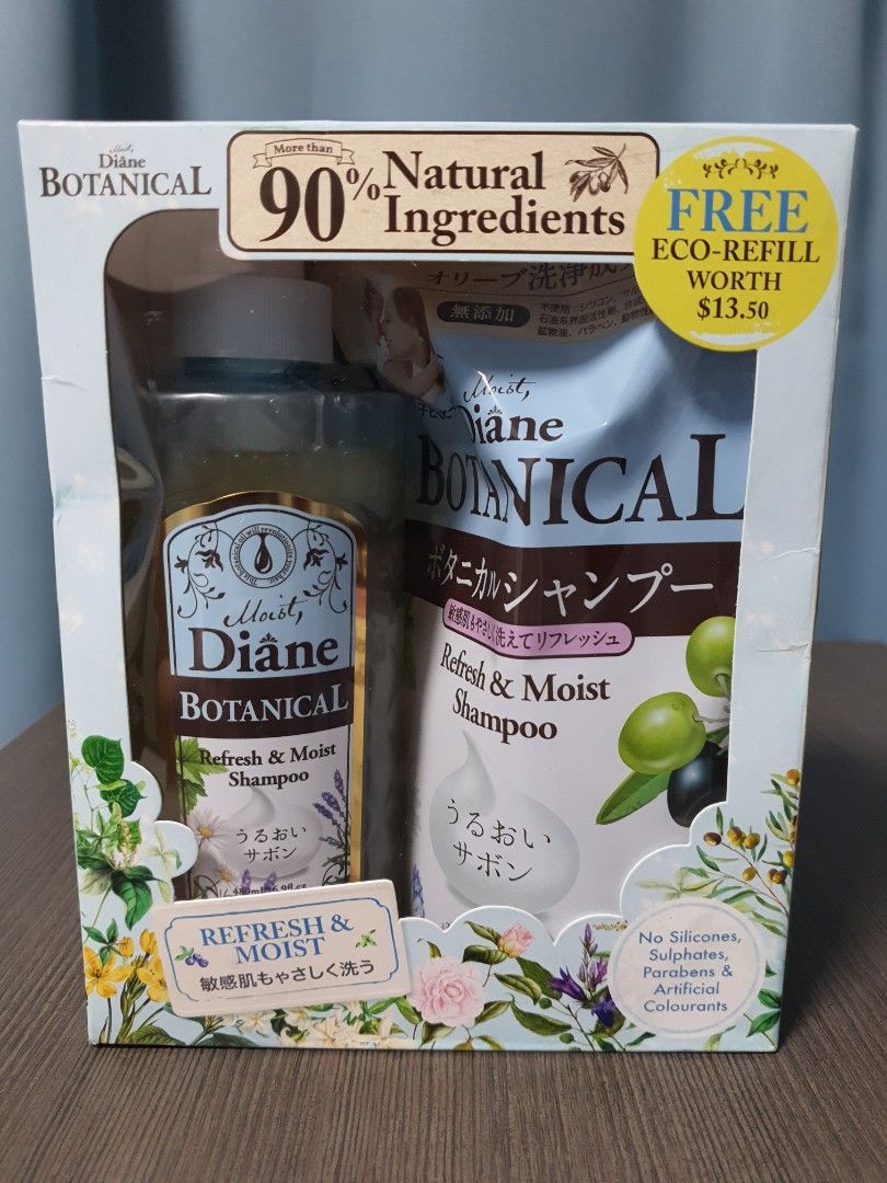 [New] Moist Diane Botanical - Refresh & Moist Shampoo, Beauty ...