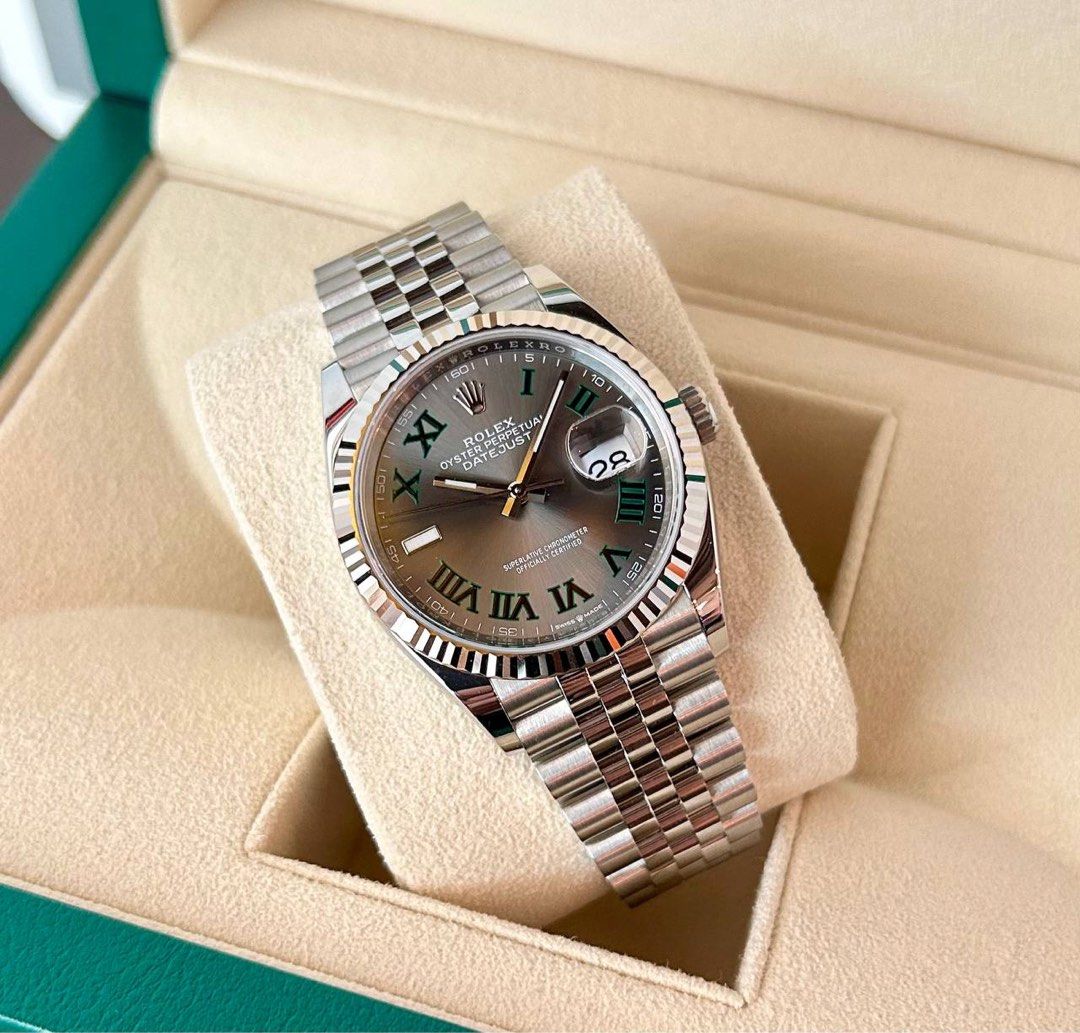NEW ROLEX WIMBLEDON 2023 126234 36MM, Luxury, Watches on Carousell