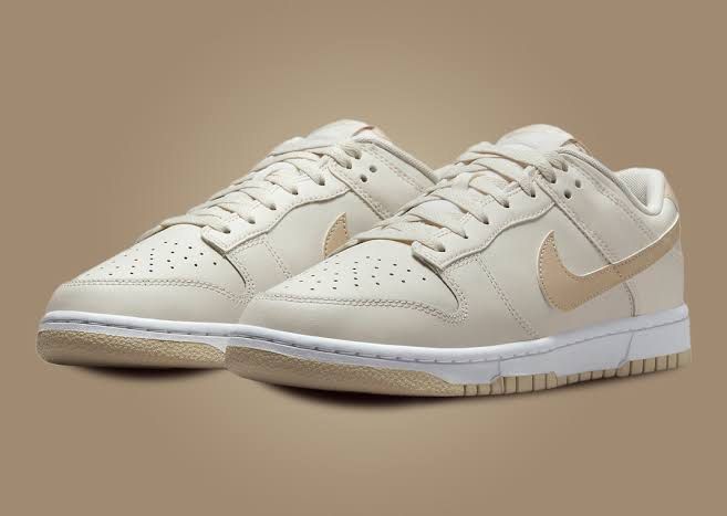 Nike Dunk Low Phantom Sanddrift Mens Fashion Footwear Sneakers On