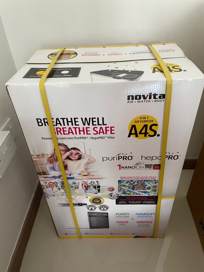 Novita Air Purifier- A4S, TV & Home Appliances, Air Purifiers & Dehumidifiers on Carousell