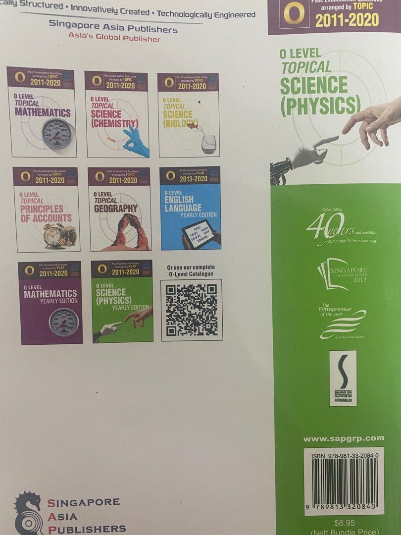 O LEVEL COMBINED SCIENCE (PHYSICS) TOPICAL TYS, Hobbies & Toys, Books ...