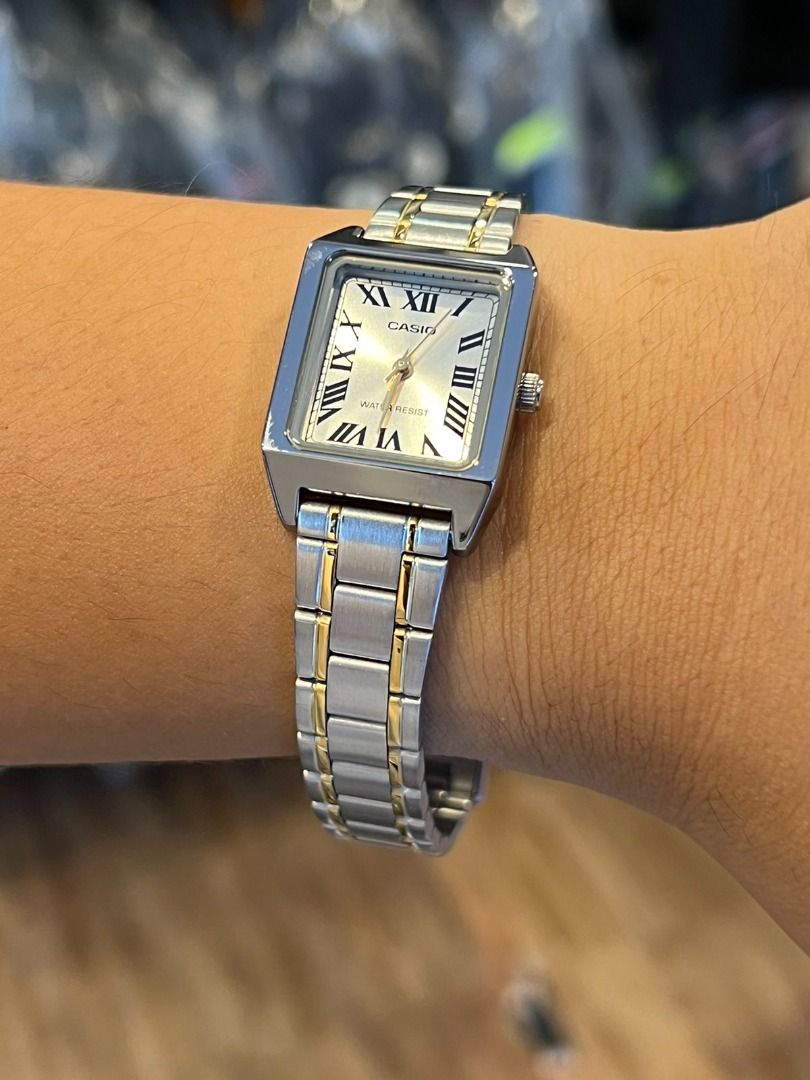 ORIGINAL CASIO Analog Two-toned Ladies Watch LTP-V007SG-9B / Legit ...