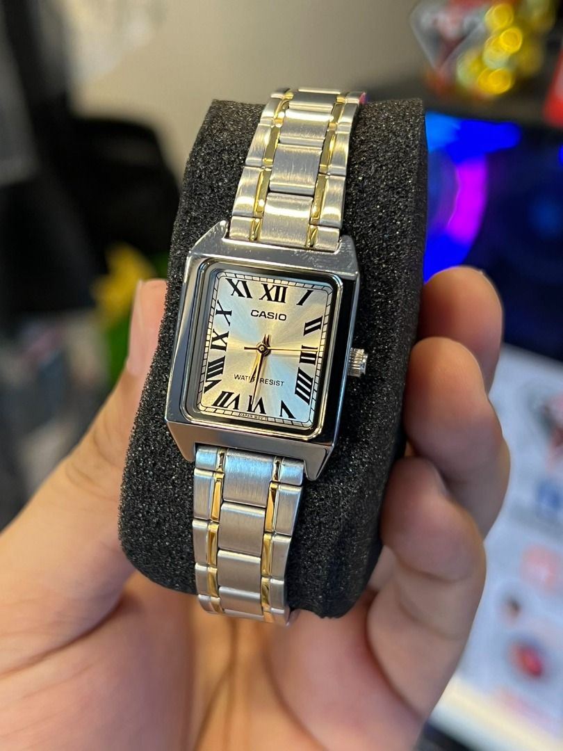 ORIGINAL CASIO Analog Two-toned Ladies Watch LTP-V007SG-9B / Legit ...