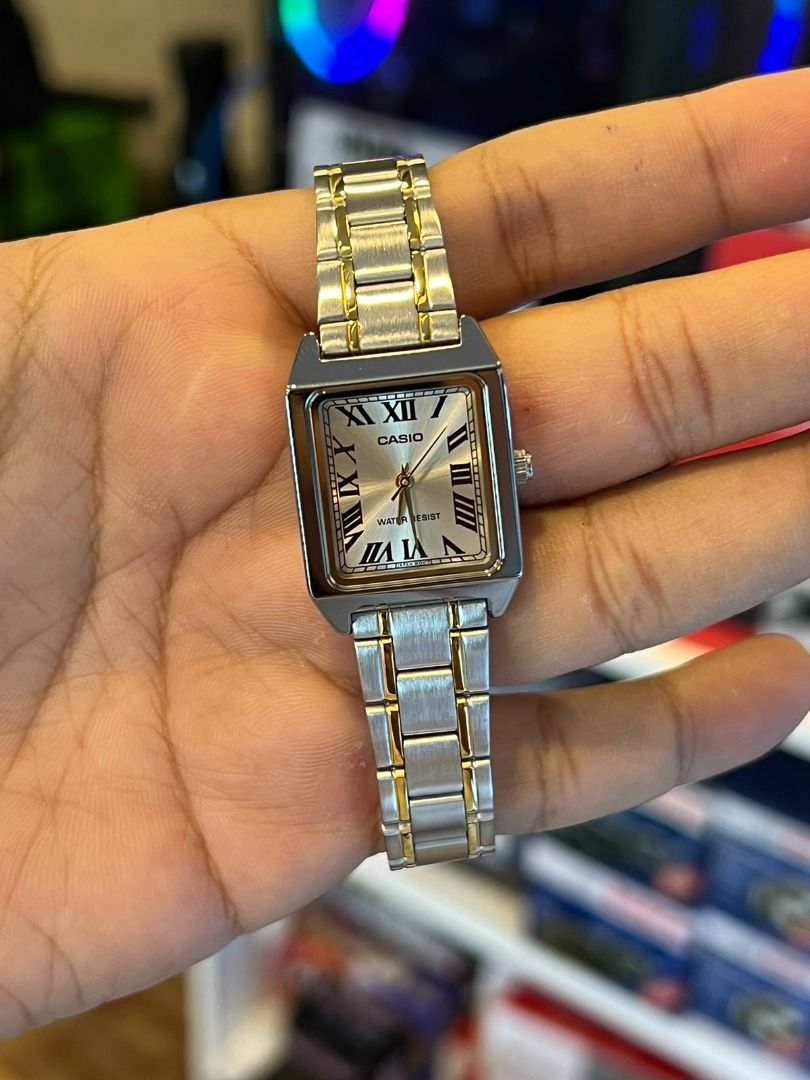 ORIGINAL CASIO Analog Two-toned Ladies Watch LTP-V007SG-9B / Legit ...