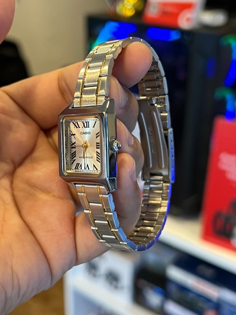 ORIGINAL CASIO Analog Two-toned Ladies Watch LTP-V007SG-9B / Legit ...
