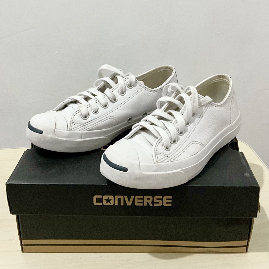 Original Converse Jack Purcell Leather White on Carousell