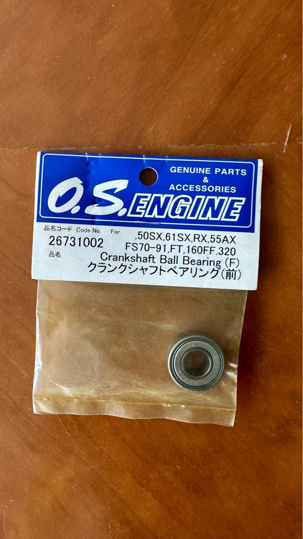 OS Engine Heli Nitro Engine Bearing 26731002, Hobbies & Toys, Toys ...