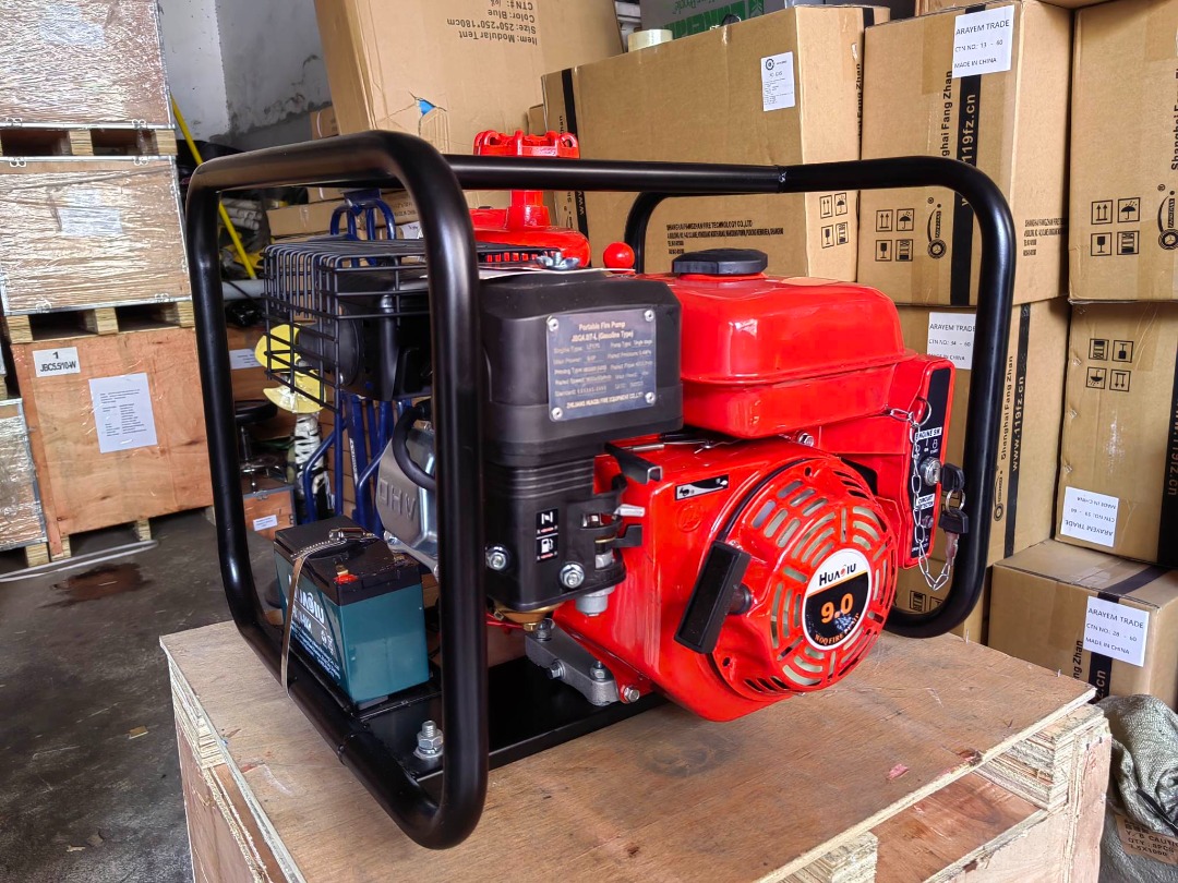 PETROL FIRE PUMP 9HP HQ LF 270CC ENGINE CAGED JBQ4.0/7-K, Commercial ...