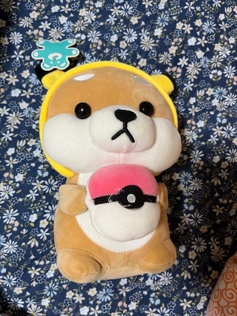 Pikachu Bear Soft Toy, Hobbies & Toys, Toys & Games on Carousell