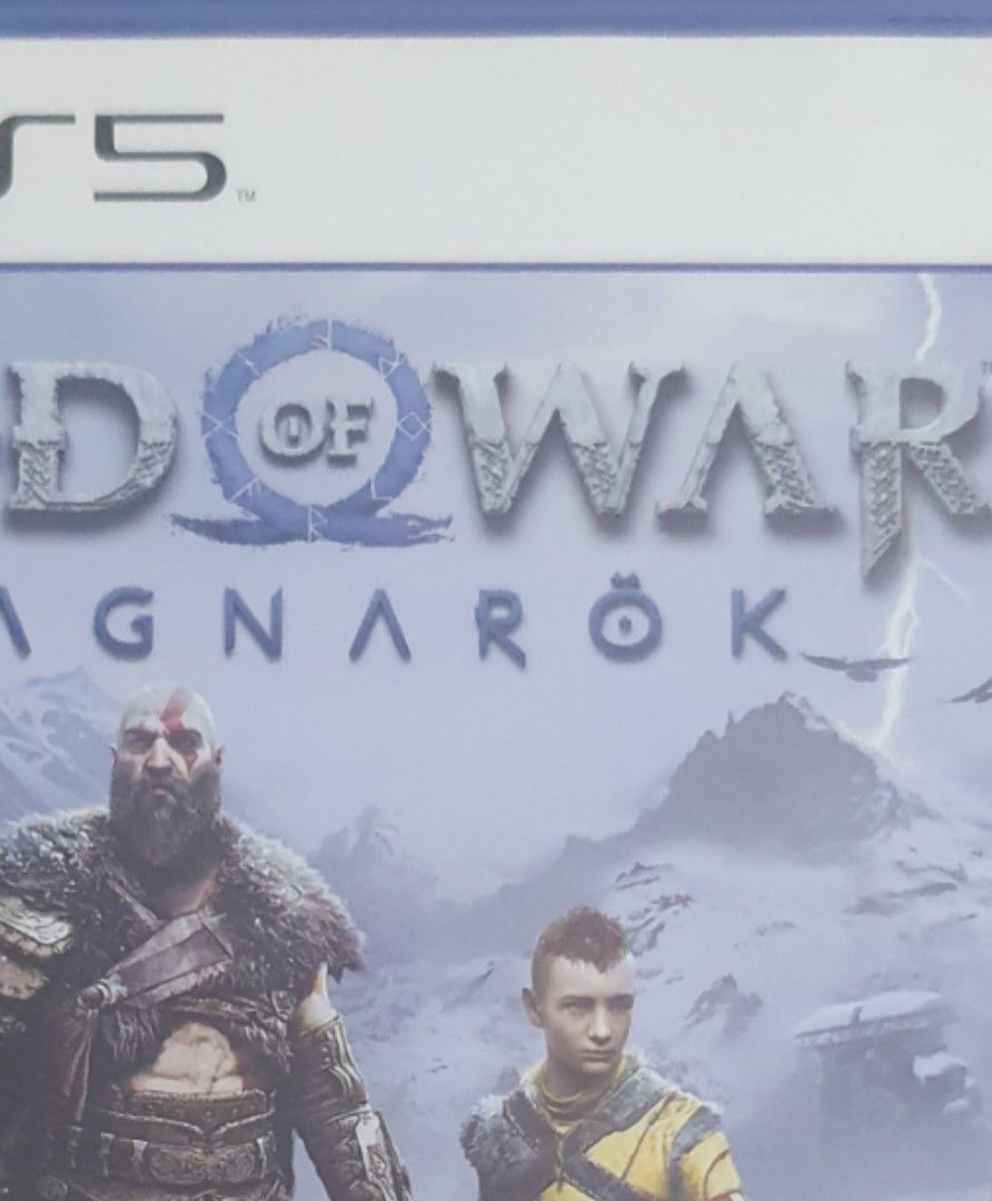 Playstation 5 God Of War Ragnarok Disc Version, Video Gaming, Video ...
