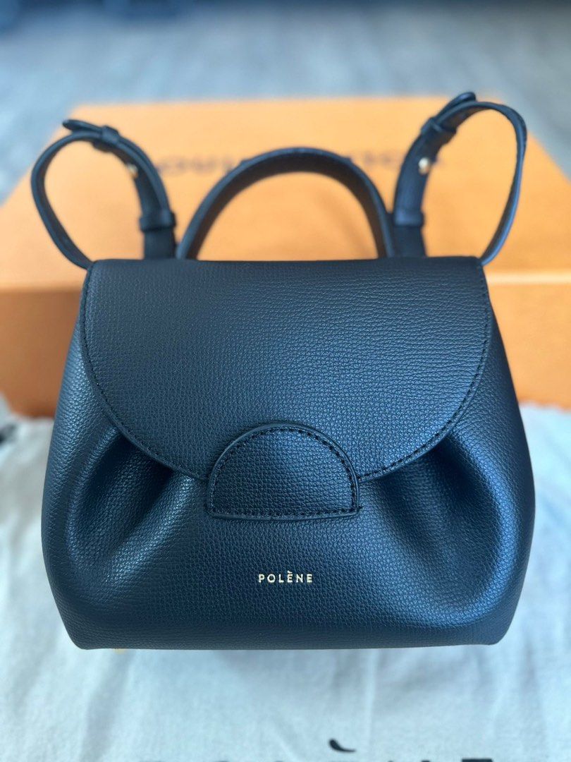 Polene Numero Uno Nano Black Texture, Barang Mewah, Tas & Dompet di ...