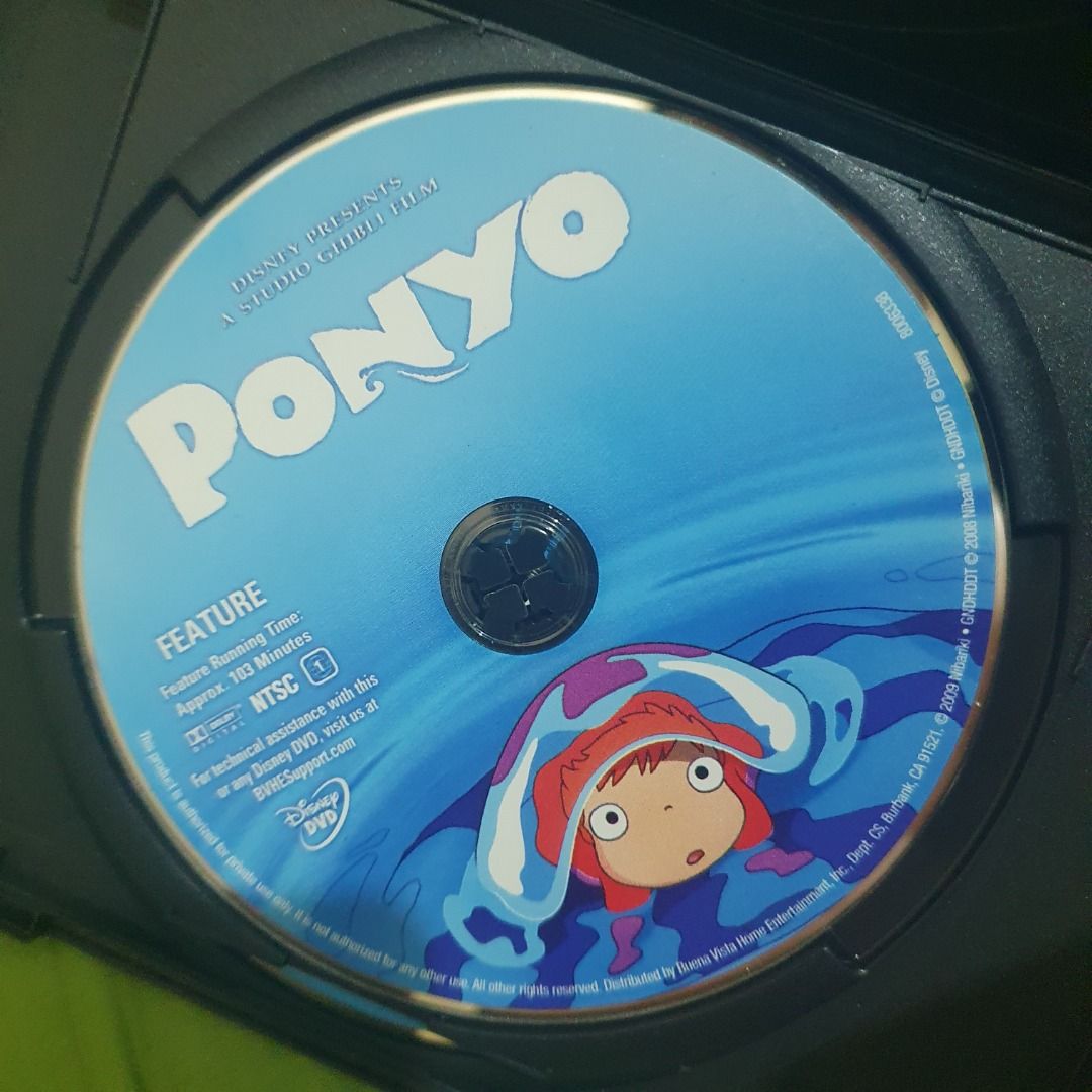 Ponyo 2-Disc DVD [Studio Ghibli] R1, Hobbies & Toys, Music & Media, CDs ...