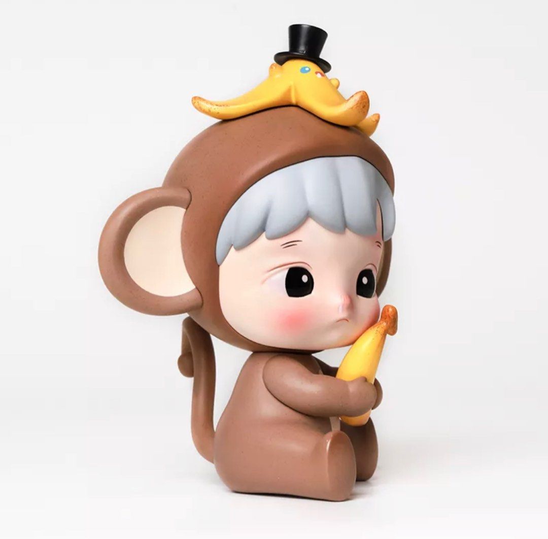 Popmart hacipupu little monkey, Hobbies & Toys, Toys & Games on Carousell