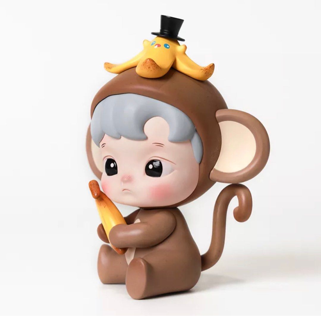 Popmart hacipupu little monkey, Hobbies & Toys, Toys & Games on Carousell