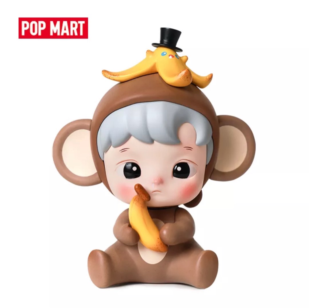 Popmart hacipupu little monkey, Hobbies & Toys, Toys & Games on Carousell