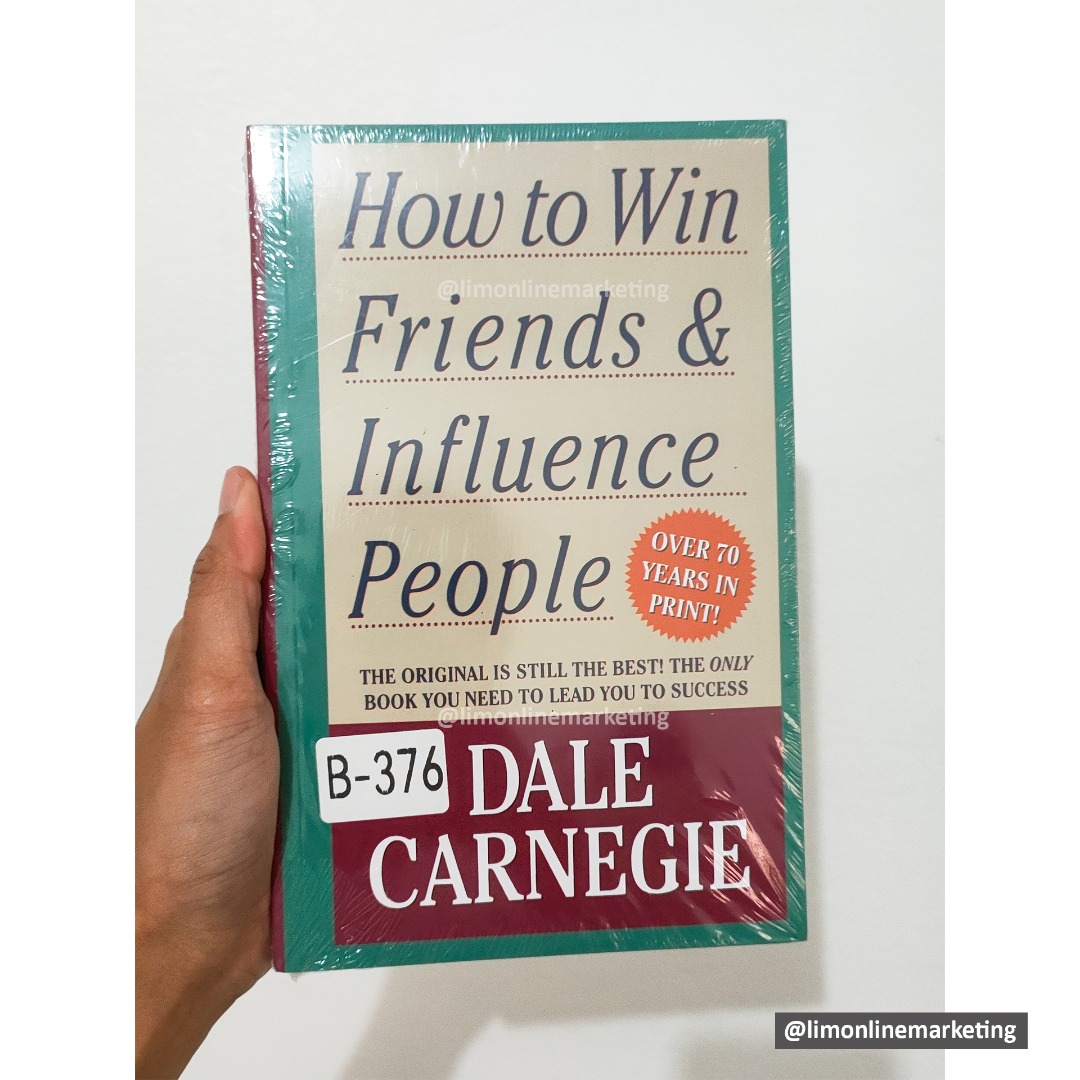 [PRE-ORDER] How to Win Friends and Influence People Self Help Book ...