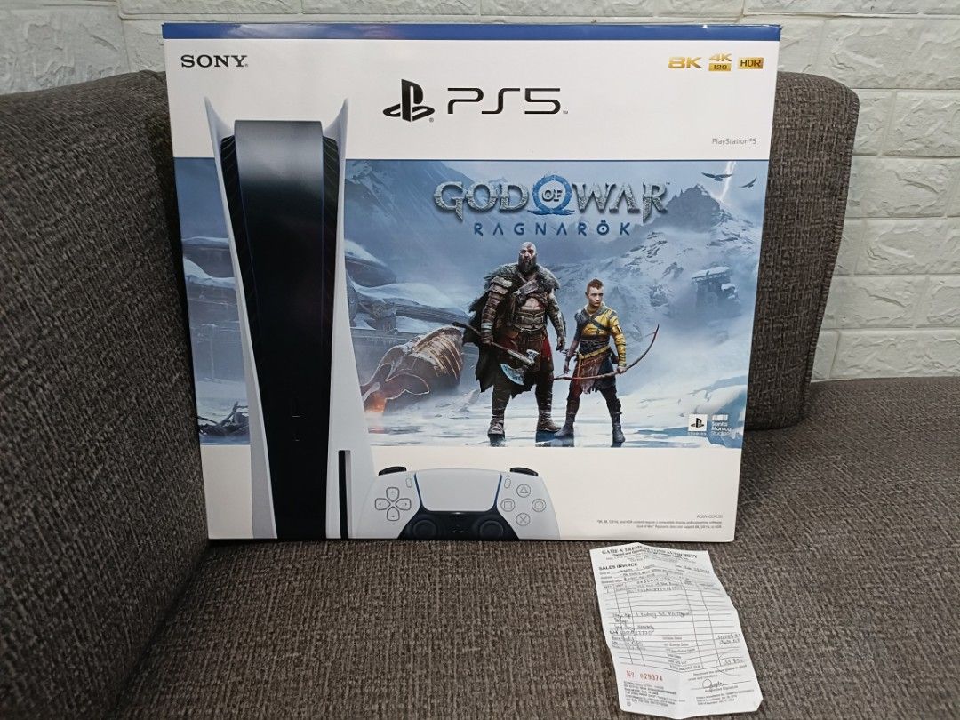 Ps5 disc ed. God of war ragnarok bundle (brandnew), Video Gaming, Video ...