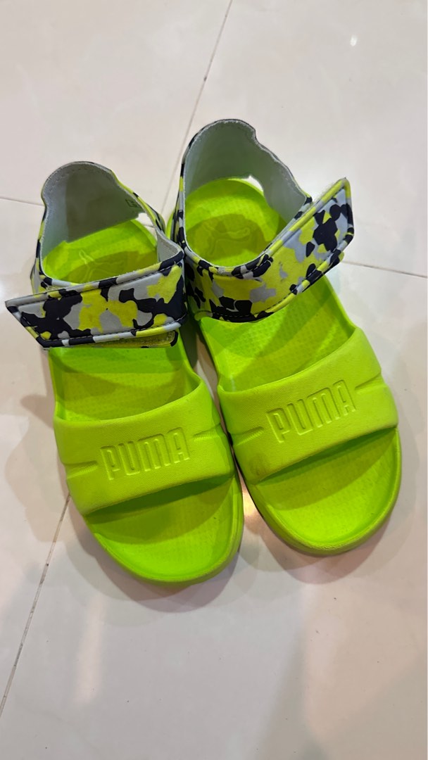 Puma sandals 13C, Babies & Kids, Babies & Kids Fashion on Carousell