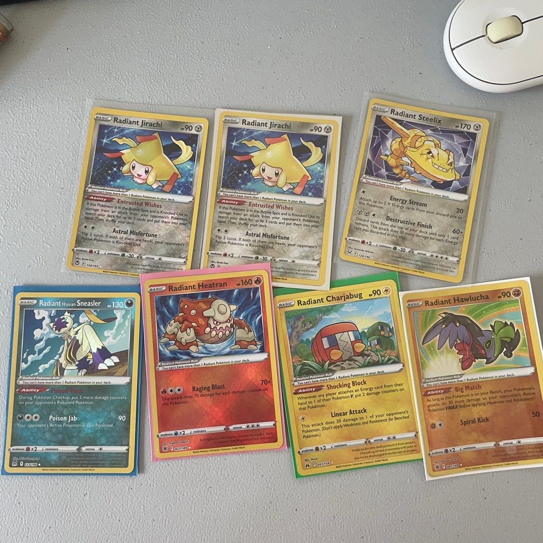 RADIANT SET $10 (7 Cards) POKEMON TCG POKEMON CARDS, Hobbies & Toys ...