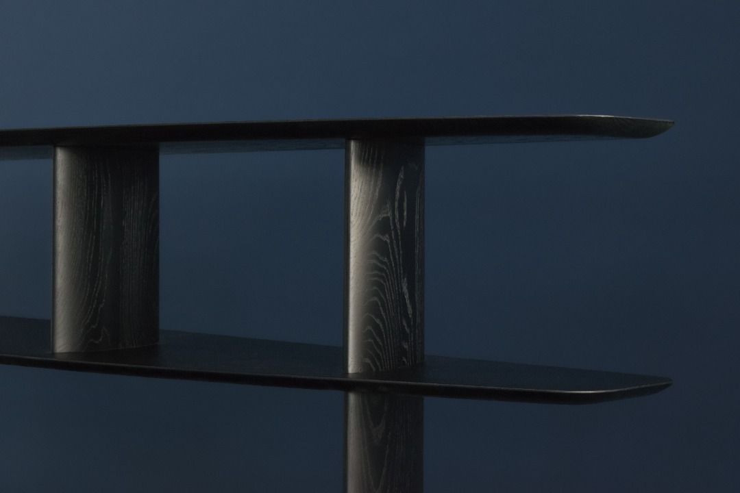 Rare one off production - Original Gabriel Tan Designer Aero Shelf unit ...