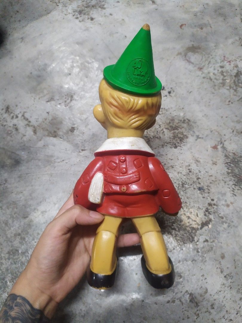 Rare Vintage 60s Rubber Pinocchio Made in Italy, Hobbies & Toys ...