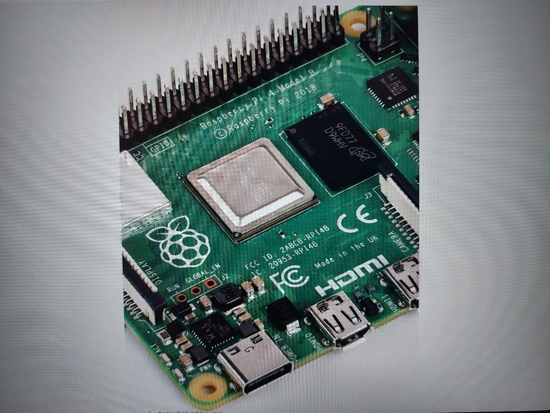 Raspberry Pi 4B 8GB kit with 64 microSD Card. 5V DC power via USB-C ...